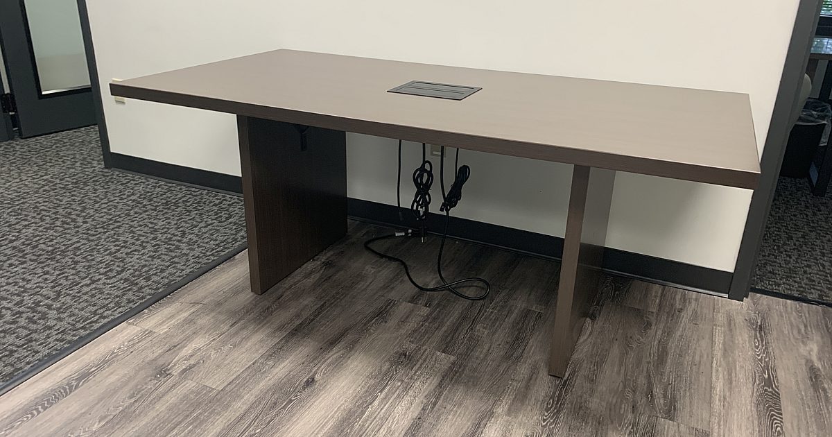 National 72x36 Meeting table w/ one power… | Workplace Furniture
